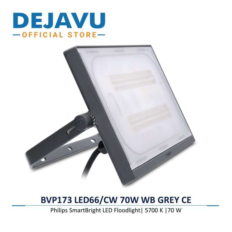 Jual Philips Lampu Tembak SmartBright LED Floodlight BVP173 LED66/CW ...