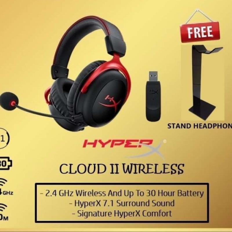 Jual HyperX Cloud II 2 Wireless Gaming Headset di Seller KRISSHOP - Rawa Jati, Kota Jakarta ...