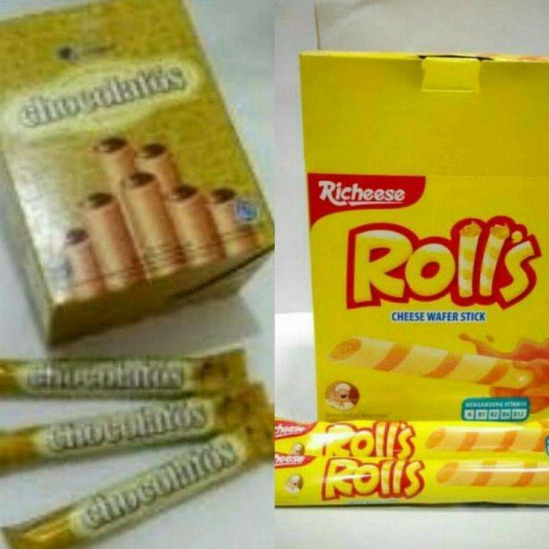 Jual WAFER ROLS CHOCOLATOS RASA COKLAT DAN KEJU PACK di Seller ...