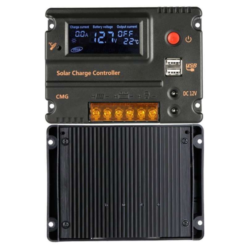 Jual METERK SOLAR CHARGER CONTROLLER REGULATOR 12V/24V 20A FOR SOLAR ...