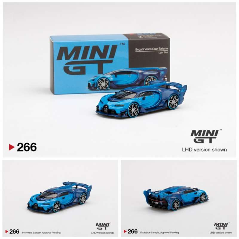 Jual Mini GT MiniGT Bugatti Vision Gran Turismo Light Blue Box Version ...