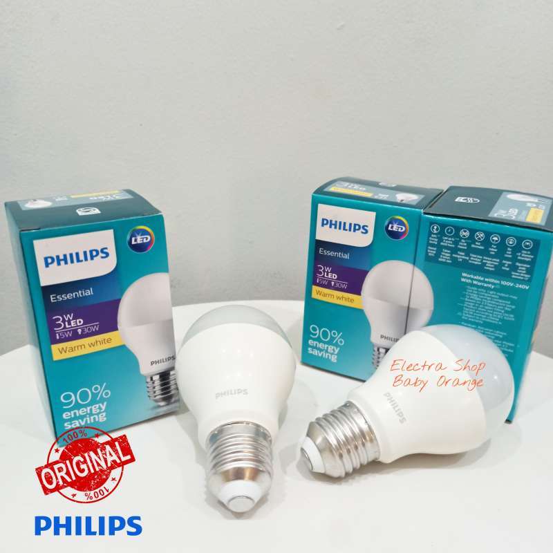 Promo Lampu Tidur Philips Led Warm White Fitting Colok On Off Kuning 3 ...