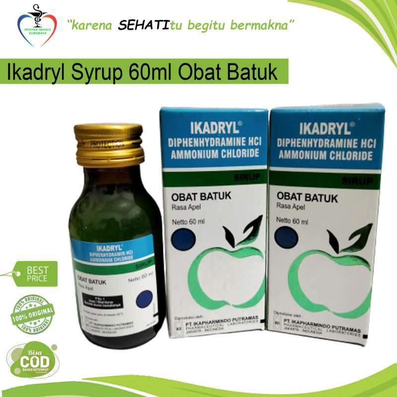 Ikadryl Sirup Obat Batuk Lengkap Harga Terbaru Juni 2024 | Blibli