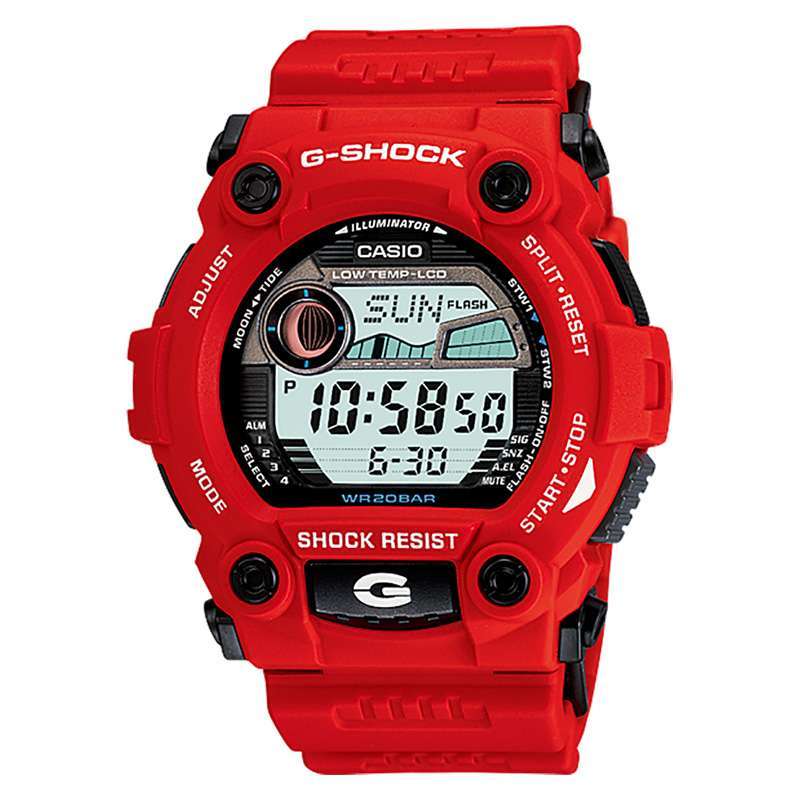 Promo Casio G-Shock G-7900A-4DR Digital Dial Red Resin Band [Machtwatch ...