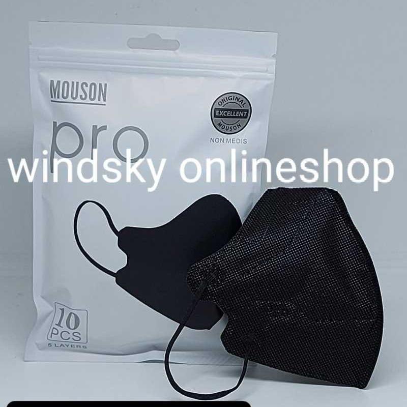 Jual Masker Mouson Kn95 Pro Black Di Seller Windsky Onlineshop ...