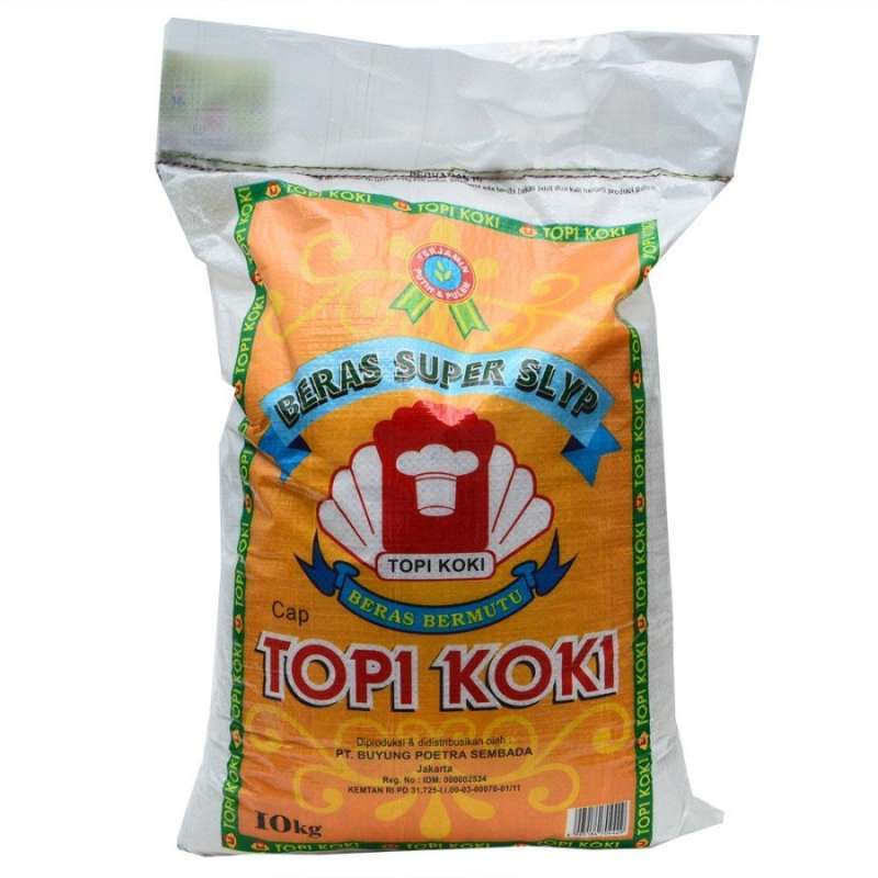 Jual Beras Slyp Kuning Super 10kg Cap Topi Koki Rice Di Seller ...