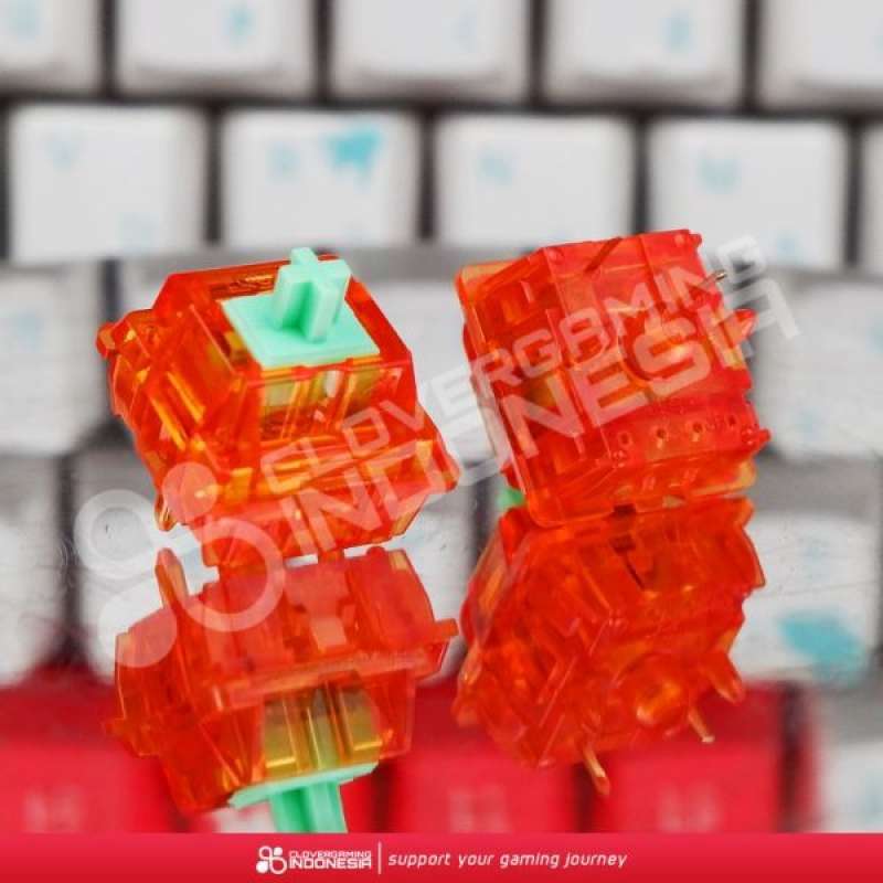 Jual C3 Equalz Tangerine Linear Switch 62g 67g - For Mechanical ...