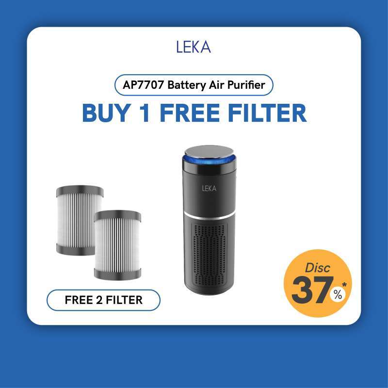 Jual Bundling Hemat - Leka Ap7707 Battery Air Purifier Di Seller Leka ...