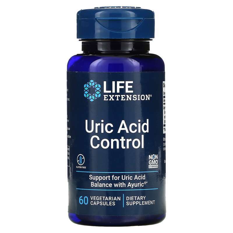 Jual Life Extension Uric Acid Control Obat Asam Urat 60 Veg Original ...