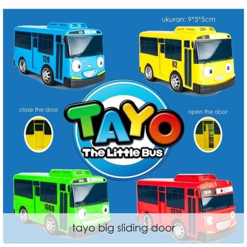 Promo Bus Tayo Big Sliding Door - Bus Tayo Bisa Buka Pintu Pull Back ...