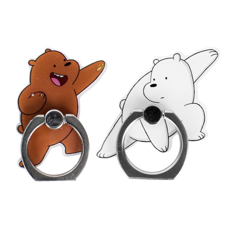 Jual MINISO official We Bare Bears Ring Holder Phone Mobile Stand HP 2 ...