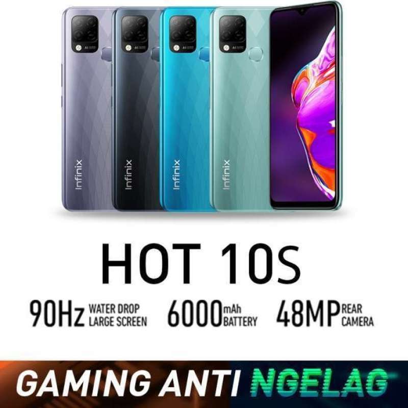 Jual Infinix Hot 10s NFC Smartphone [4/128 GB] - Purple di Seller I ...