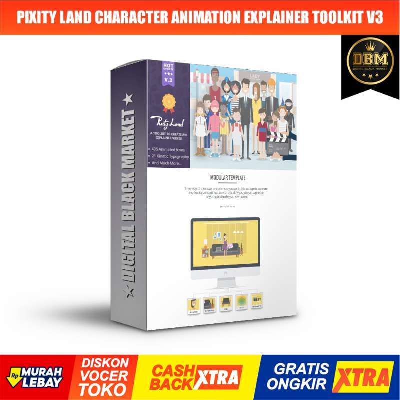 Promo Pixity Land Character Animation Explainer Toolkit V3 - After ...
