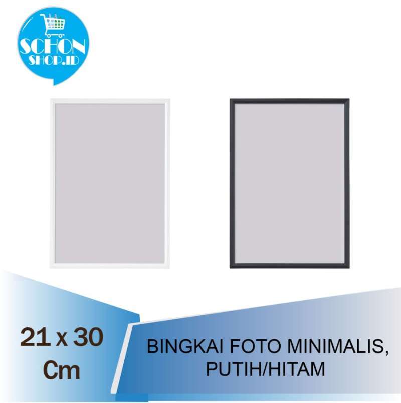 Promo Bingkai Foto-Frame Foto A4-Ukuran 11R 21x30cm Minimalis - Hitam ...