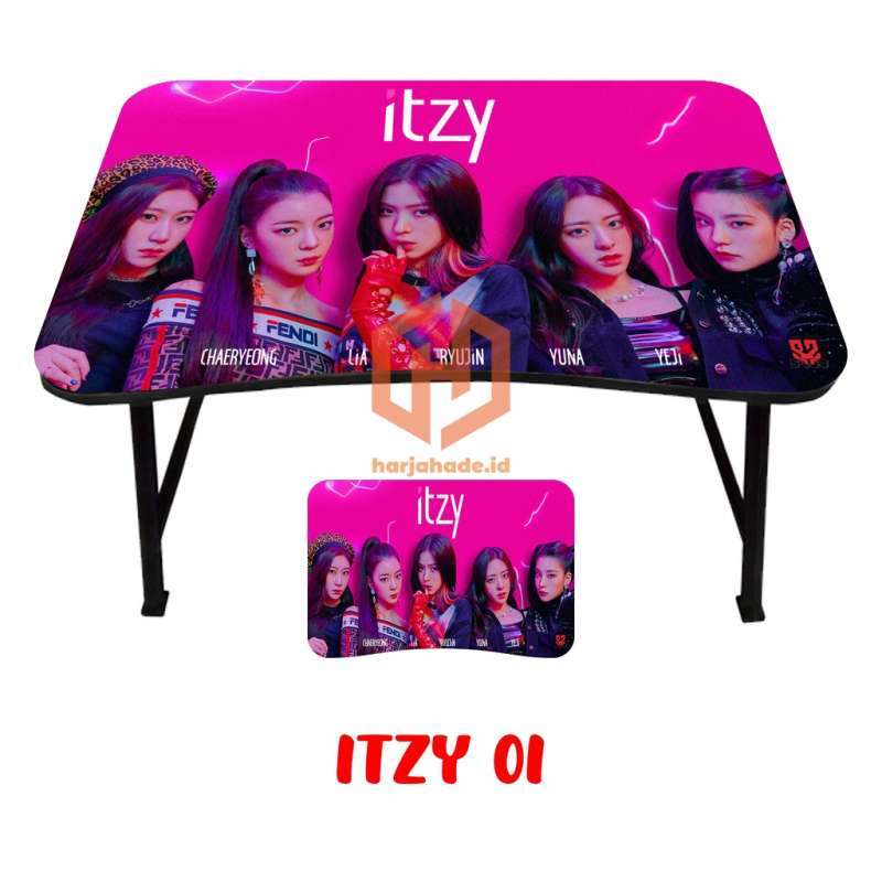Jual MEJA BELAJAR LIPAT KARAKTER BTS BT21 ZEPETO TINYTAN SQUID GAME ITZY ANAK - ITZY 01 di ...