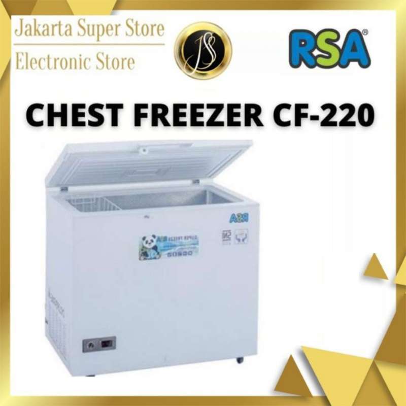 Jual Chest Freezer Rsa 200 Liter Kulkas Daging Cf 210 Box Pembeku Di ...