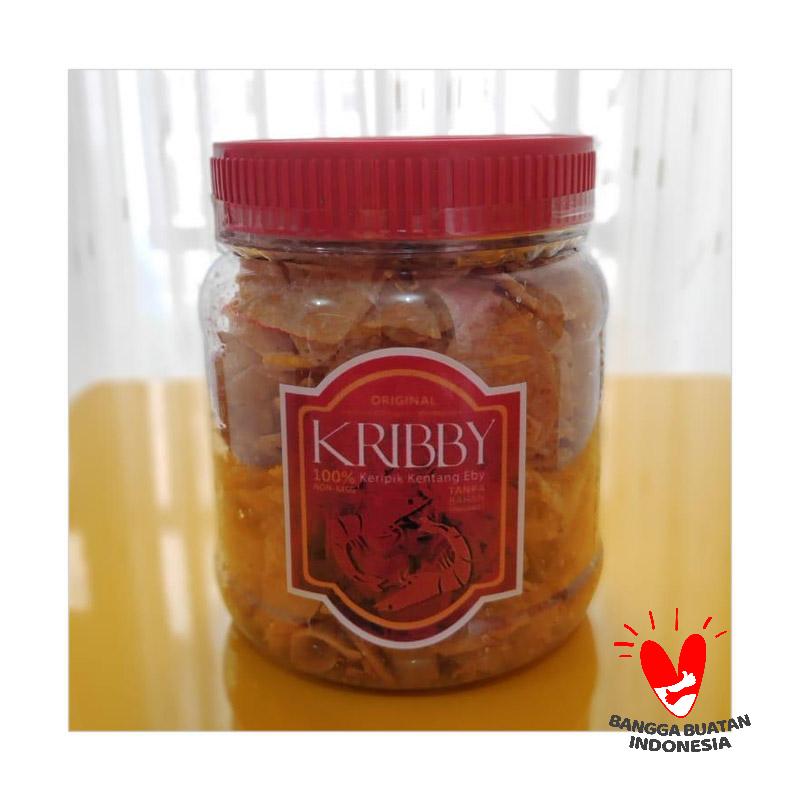 Jual Paket Kribby Rasa Original Eby Keripik Kentang [Toples Kecil ...
