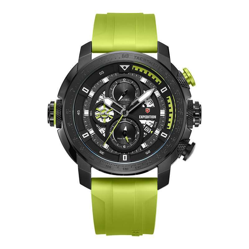 Promo Jam Tangan Expedition Pria Chronograph 6771 Original Diskon 38% ...