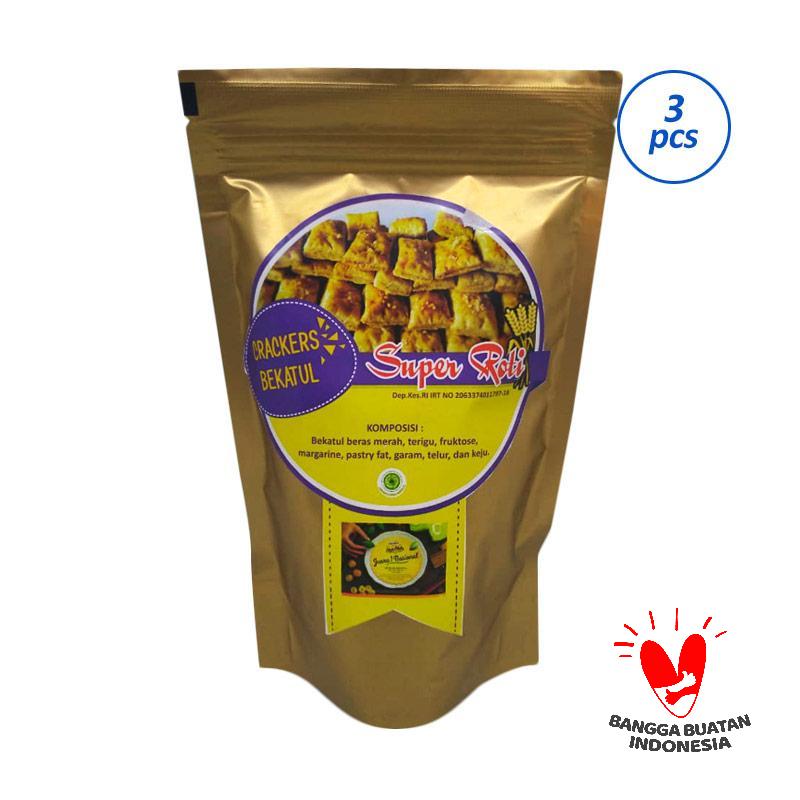 Jual Super Roti Crackers Bekatul [1 Box/ 3 Pcs] Di Seller Super Roti ...