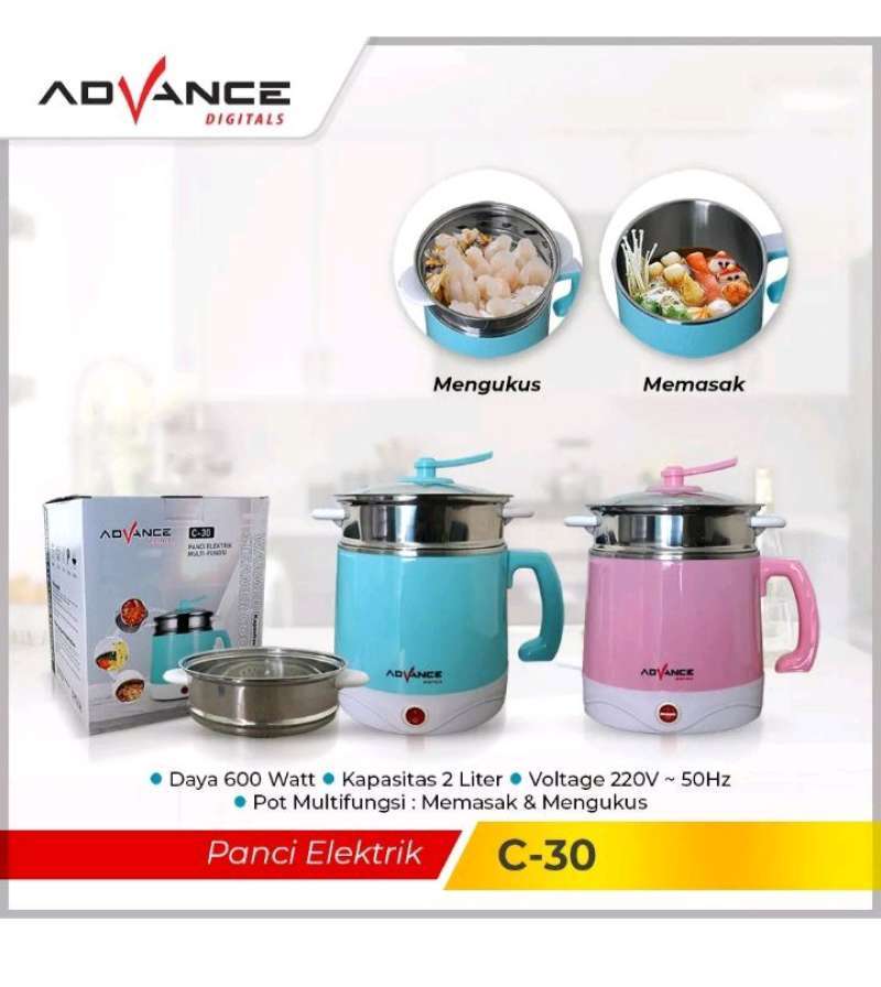 Promo Panci Listrik/Panci Elektrik/Electric pan ADVANCE C30 Stainless ...