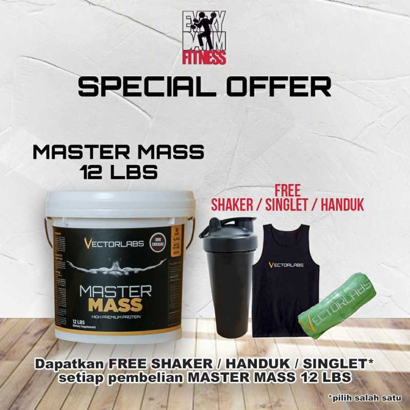 Jual MASTER MASS VECTORLABS MASS GAINER 12 LBS SUPLEMEN KESEHATAN ...