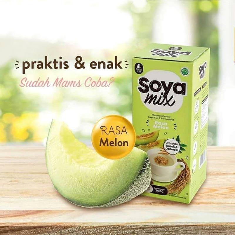 Promo Mamabear Soya Mix Rasa Melon Pelancar Asi [10 Sachet] Diskon 12% ...