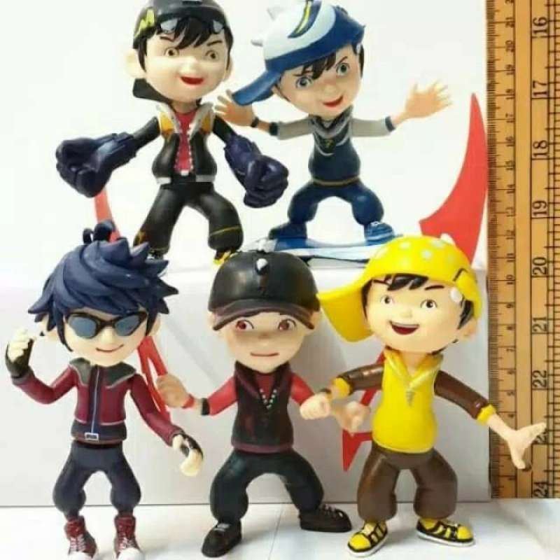 Jual mainan anak laki laki boboi boy boboiboy figure topper cake ...