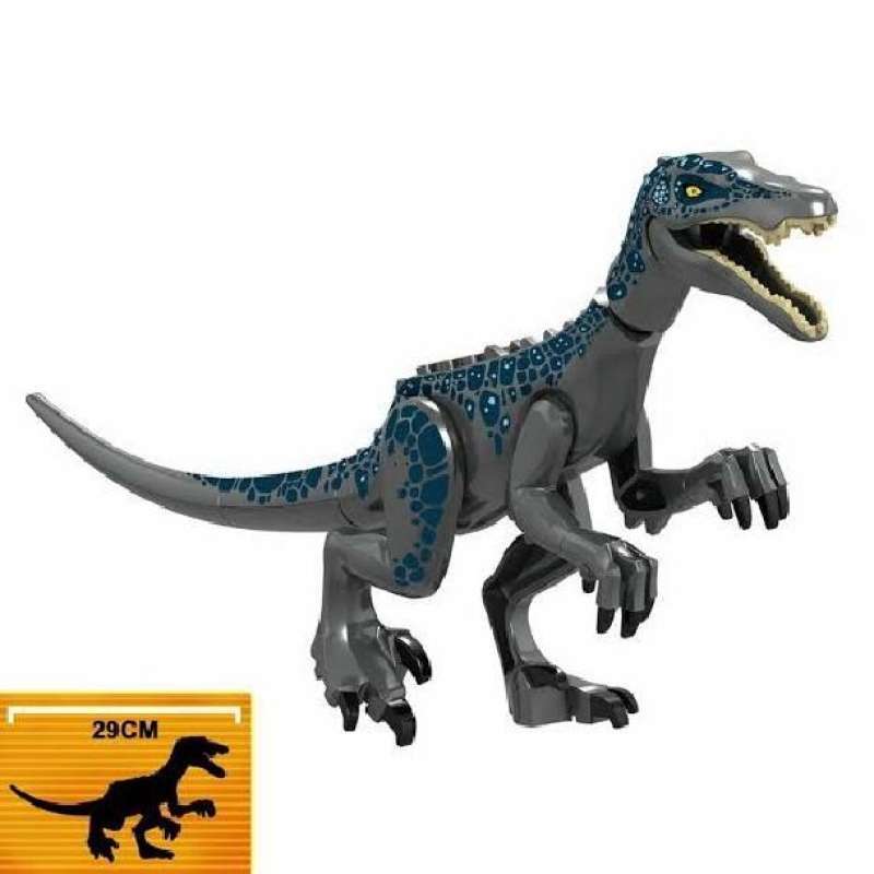 Jual Mainan Lego Dinosaurus Jurassic Blue Velociraptor Mainan Edukasi ...