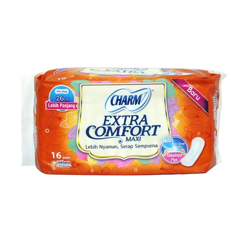 Jual Charm Bodyfit Extra Comfort Pembalut [26 cm/ 16 Sheets] di Seller ...