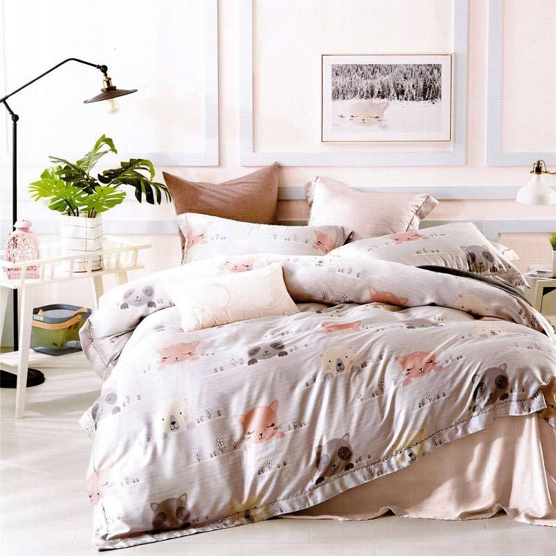 Promo Madamel Bear And Fox Diamond Series Set Sprei dan Bed Cover ...