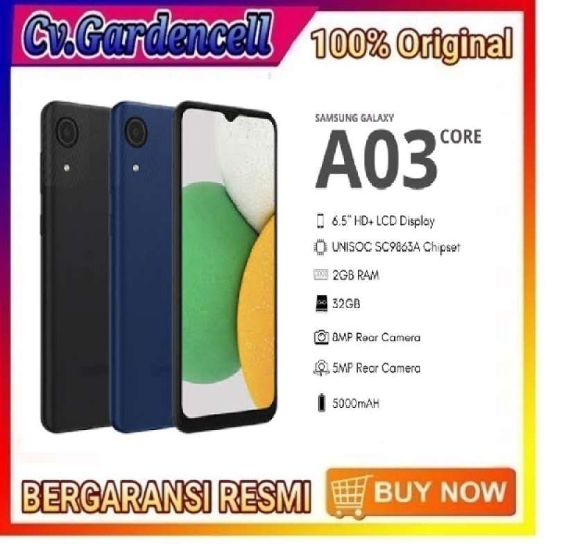 Jual Samsung A032/ A03 Core GARANSI RESMI - BLUE di Seller cv ...
