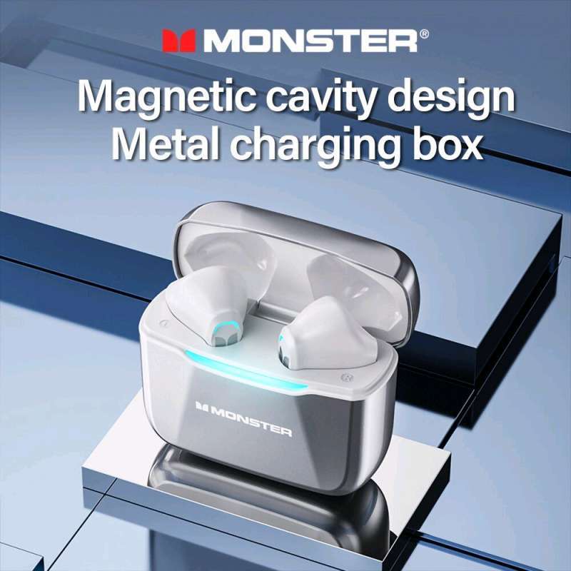 Jual Monster Earphone Tws Bluetooth 5.0 With Charging Base - Gt11 ...