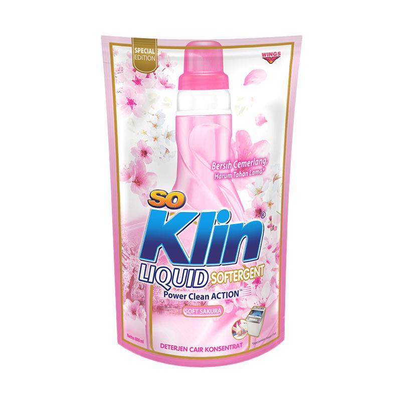 Jual Neon Box - SO KLIN Liquid Detergent Sakura [800 mL/ Kemasan Pouch ...