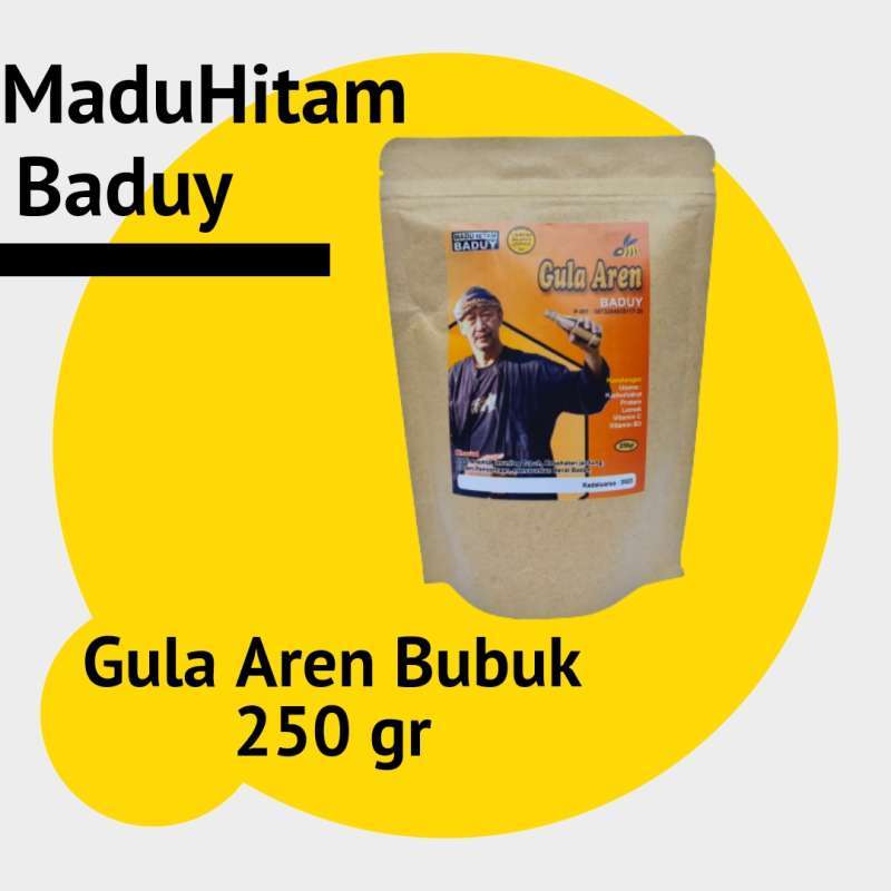 Promo GULA AREN SERBUK BADUY 250 GR Diskon 15% di Seller Madu Hitam ...