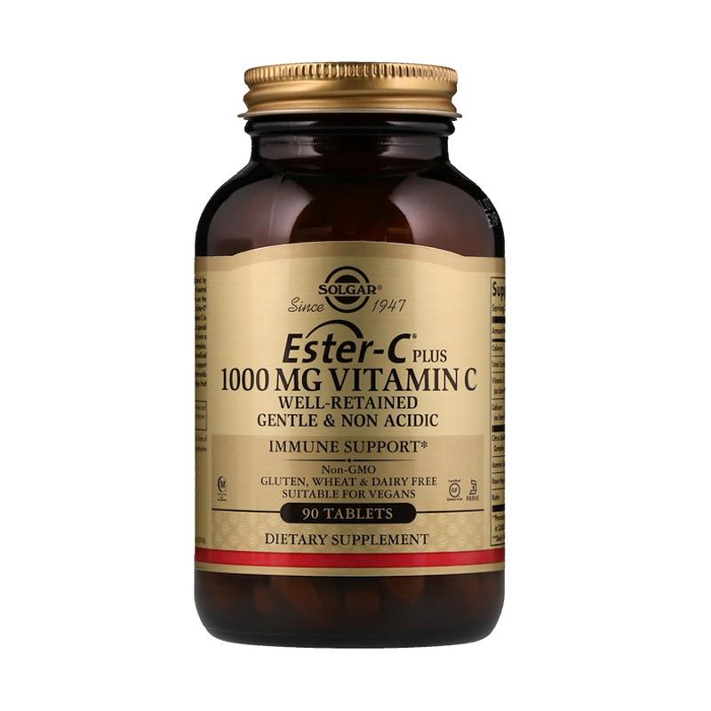 Jual Solgar Ester C Plus Vitamin C 1,000 mg Suplemen [Original USA/ 90 ...