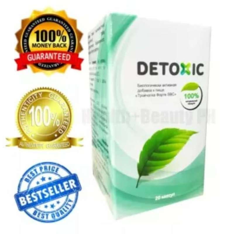 Jual [best Seller] Detoxic Asli Obat Anti Parasit Tubuh Suplement ...