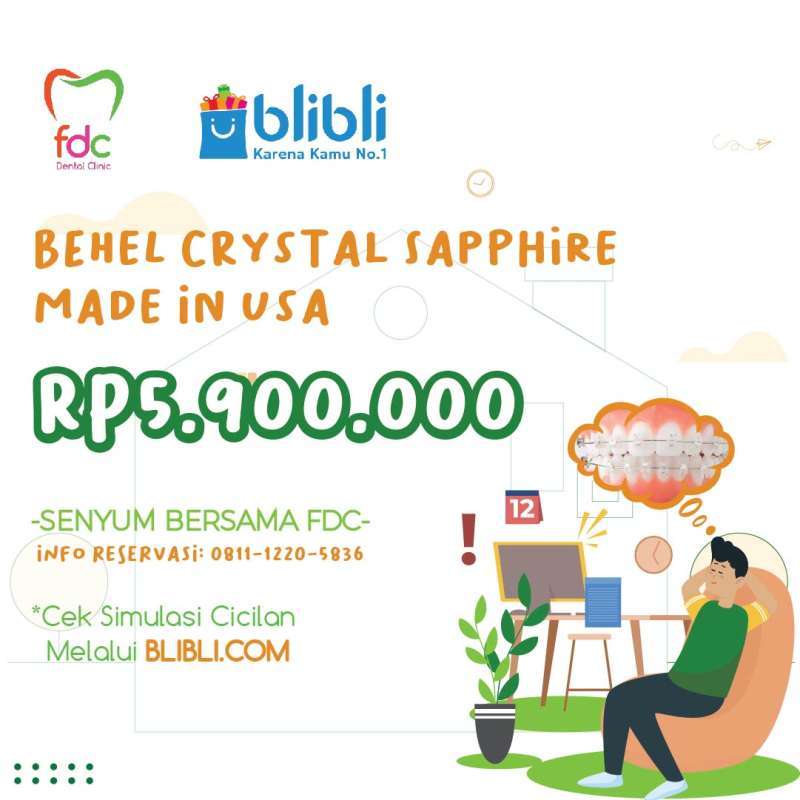 Jual Program Behel Crystal Sapphire Made In USA di Seller FDC Dental ...