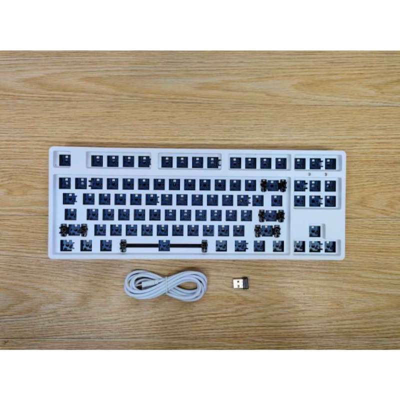Jual Kd87 Wireless Mechanical Keyboard Barebone Diy Kit Tkl Rgb Hotswap ...