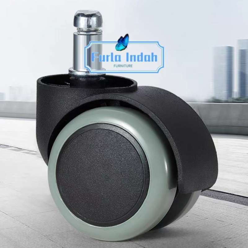 Jual Roda kursi kantor roda kursi - Hitam di Seller Furla Indah ...