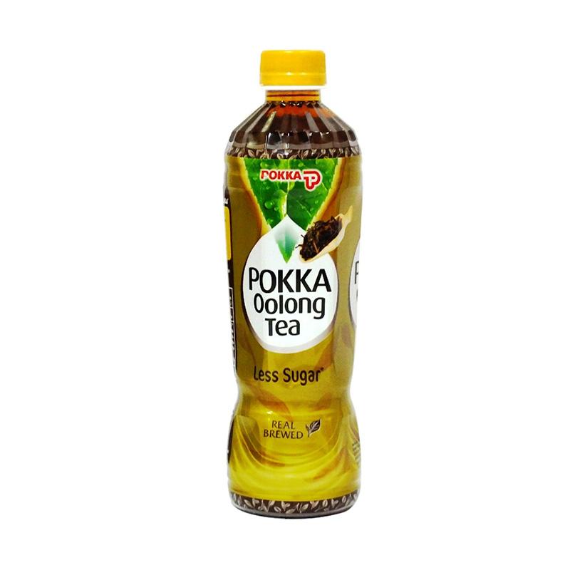 Promo POKKA Oolong Tea Less Sugar Minuman Teh [450 mL/ Kemasan Botol ...