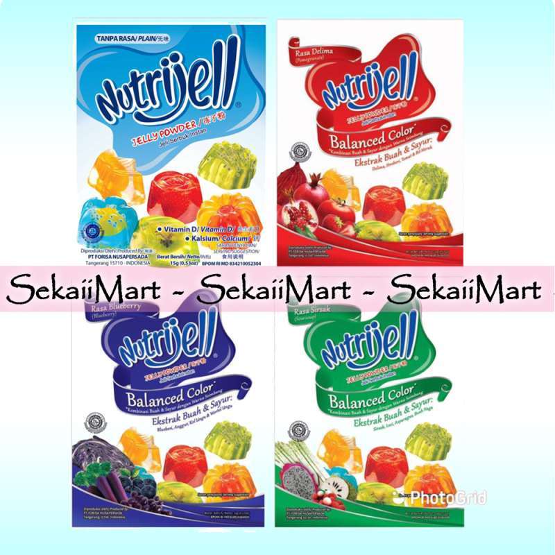 Promo Nutrijell Jelly Powder All Variant - Nutri Jell Lengkap Semua ...