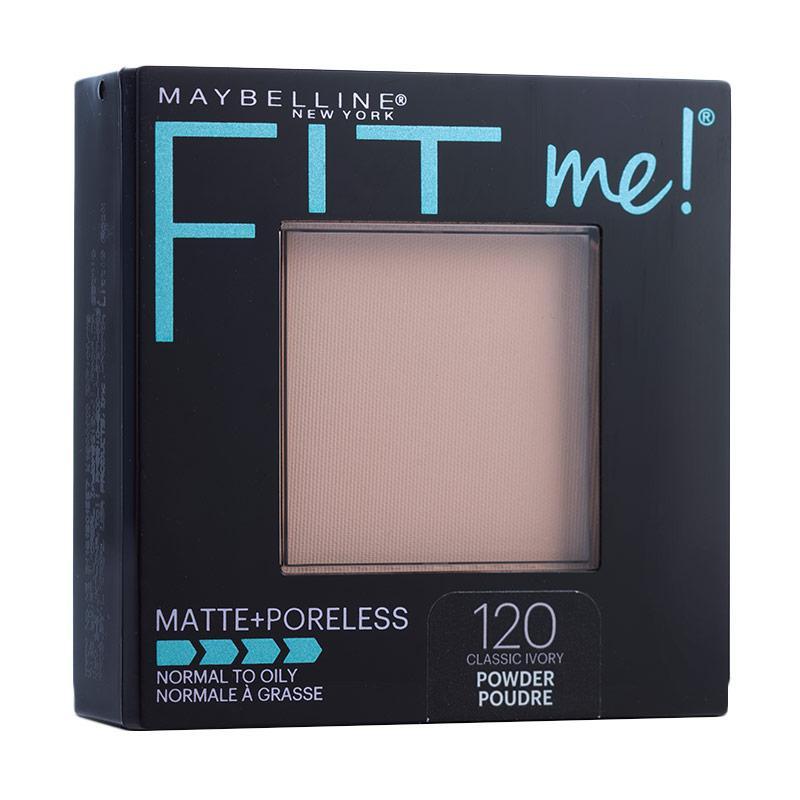 Jual Maybelline Fit Me Matte + Poreless Powder - 120 CLASSIC IVORY di ...