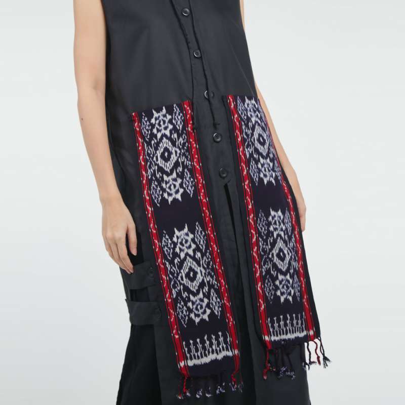 Jual Rumah Tenun Maharani - Outer Panjang Hoodie - Tenun Rote - Premium ...