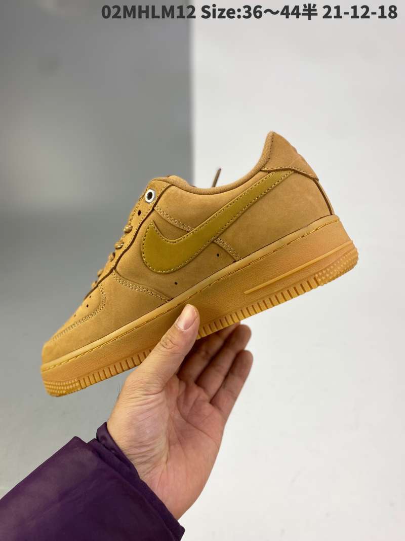 Jual Nike air Force1 low AF1 classic wheat air bugle low top casual ...