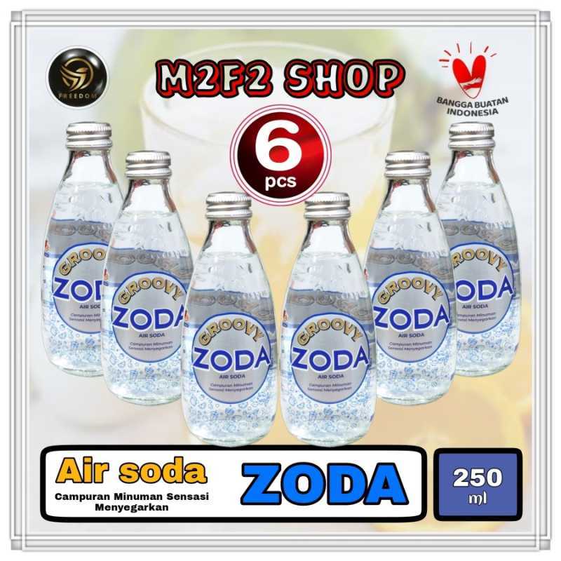 Promo ZODA Minuman Air Soda Botol Beling - 250 ml (Kemasan 6 Pcs ...