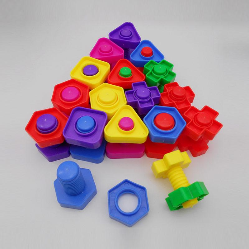 Jual Yilibao Smart Kid ME068 Lego Mur Baut Plastik Nut and Bolt Pasang ...