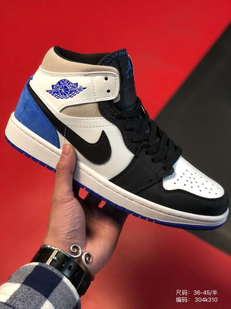 Jual Nike Air Jordan 1 Mid contrast leather panel full aj1 mid top 304k ...