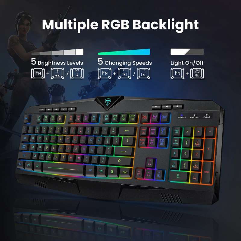 Jual Victsing Pc302 Wireless Gaming Keyboard Rgb Di Seller Mythix Store ...