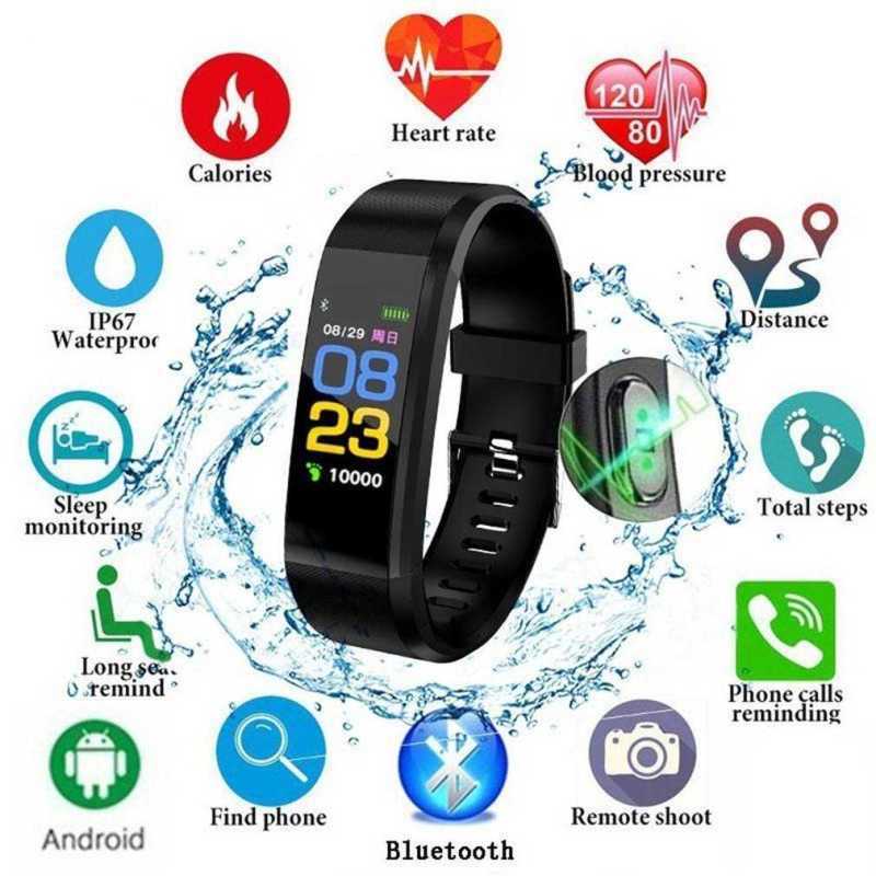Jual Skmei Smartwatch Jam Tangan Pintar Bluetooth Heartrate - 115 Plus ... Jual Skmei Smartwatch Jam Tangan Pintar Bluetooth Heartrate - 115 Plus ...