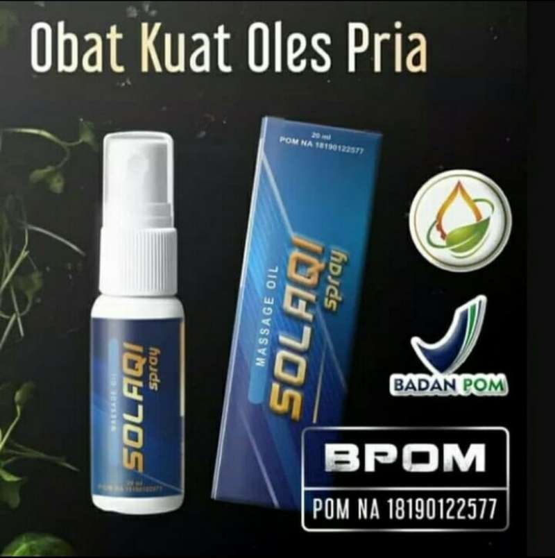 Jual SOLAQI Spray Obat Pria Penambah Stamina Asli Kuat Tahan Lama di ...